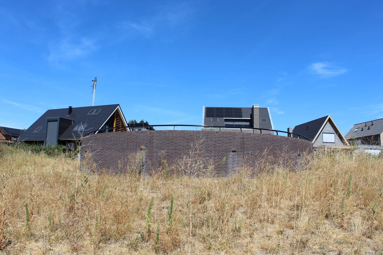 Bosch Beton - Radius retaining walls for viewpoint in Rhenen