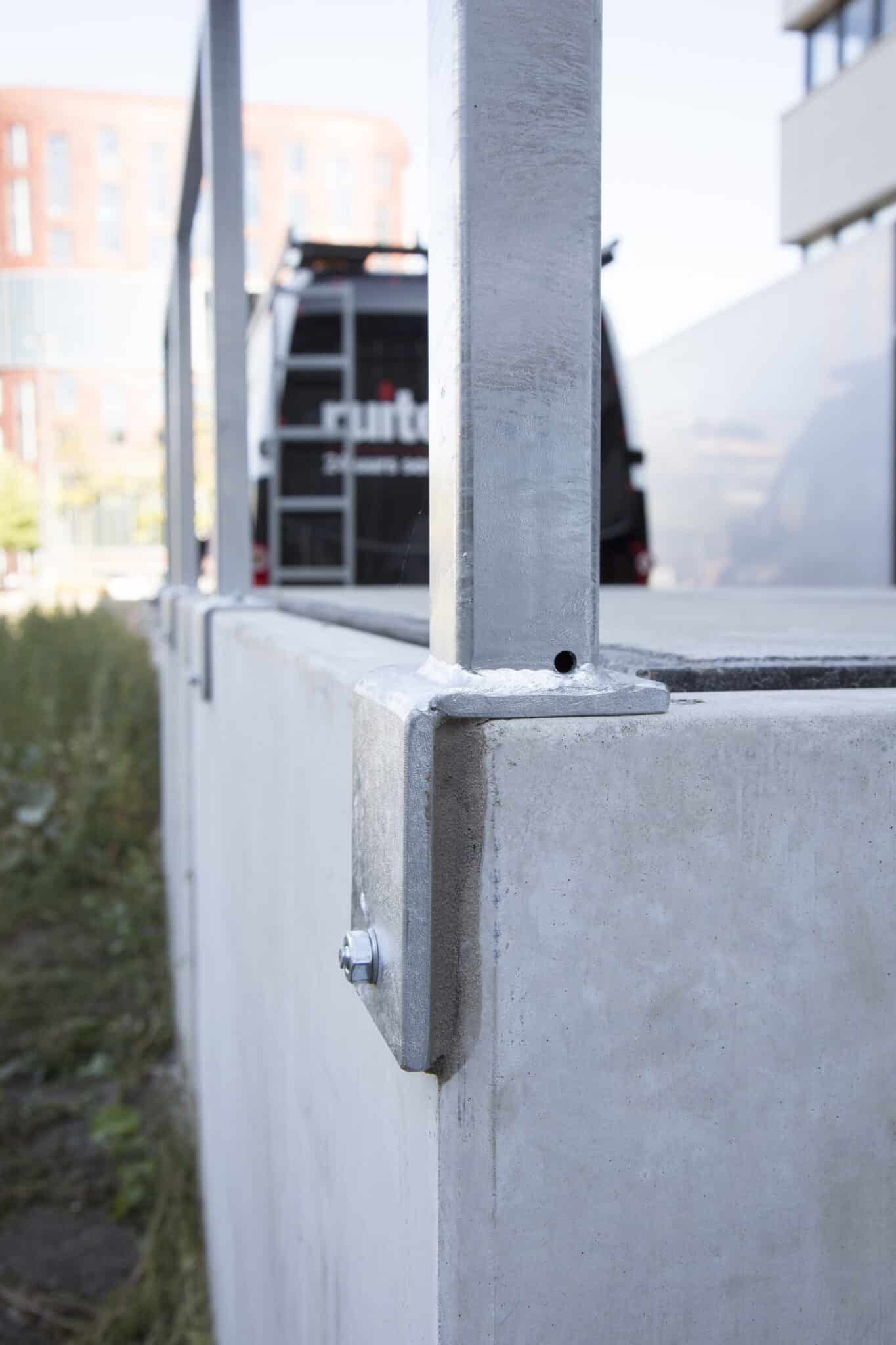 Bosch Beton - Retaining walls ensure safety at VU Amsterdam loading dock