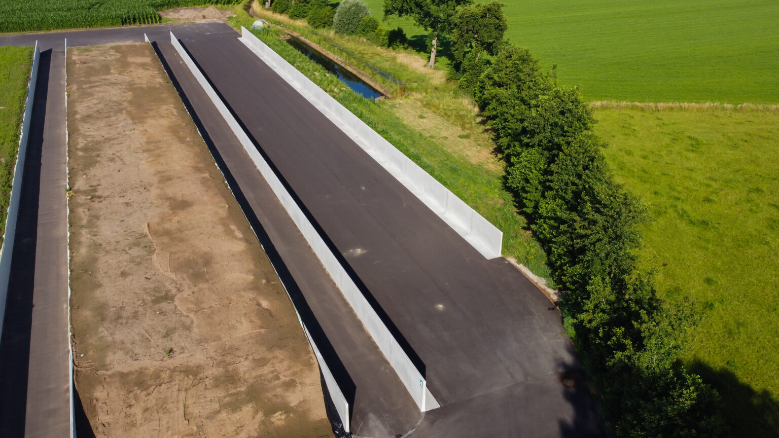 Goat farmer invests in six new silage clamps - Bosch Beton