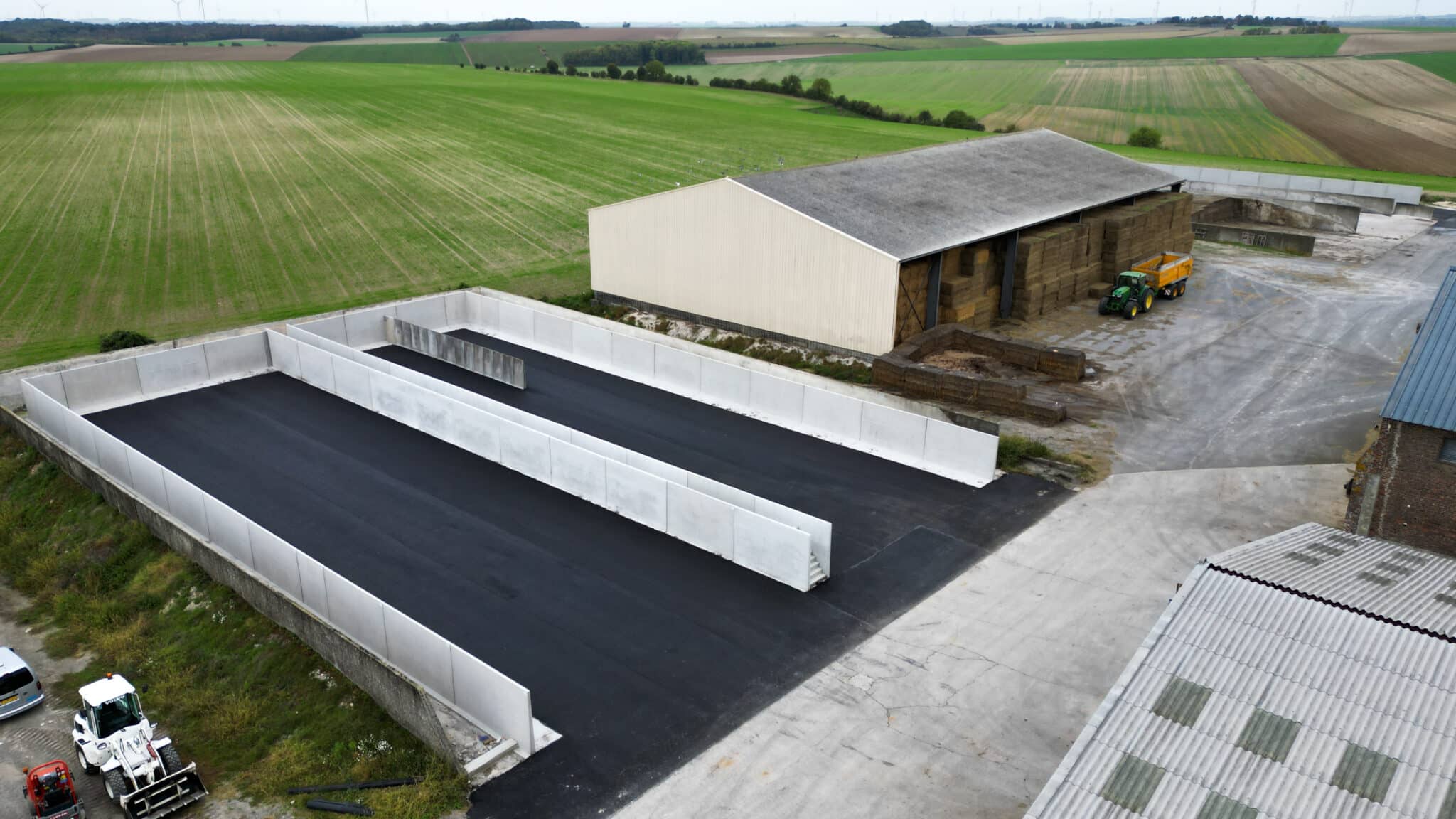 Three new silage clamps for a bull breeding farm in France | Bosch Beton